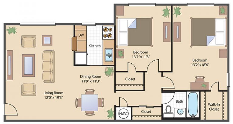 floor-plan - Allen House Senior Apartments